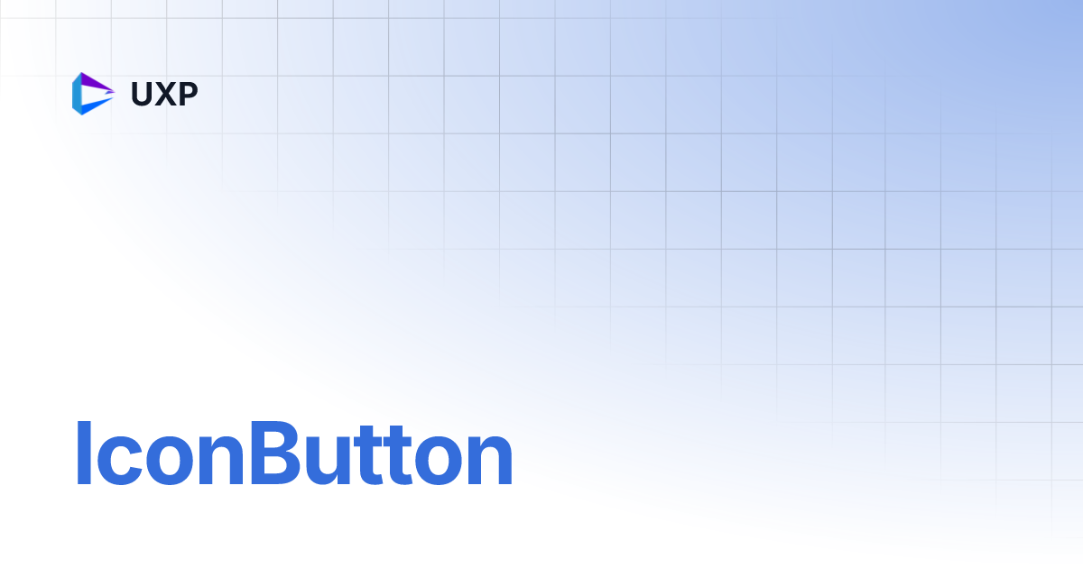 IconButton | UXP
