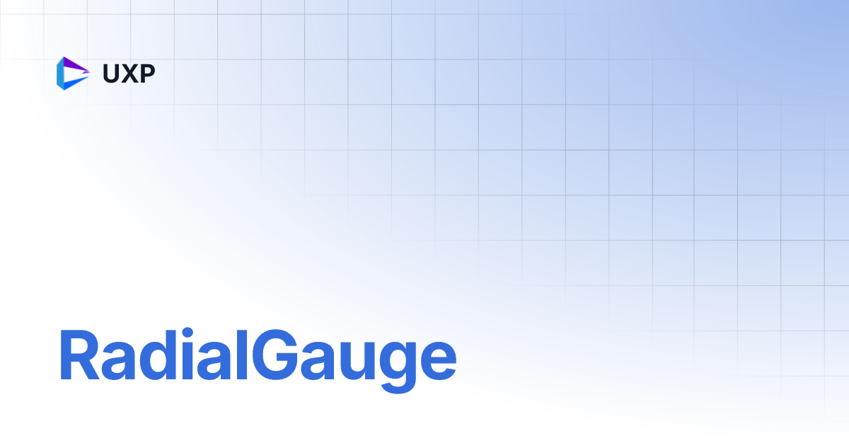 RadialGauge | UXP
